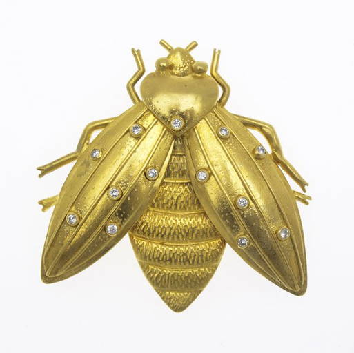 Roberta & David Williamson Bee Brooch