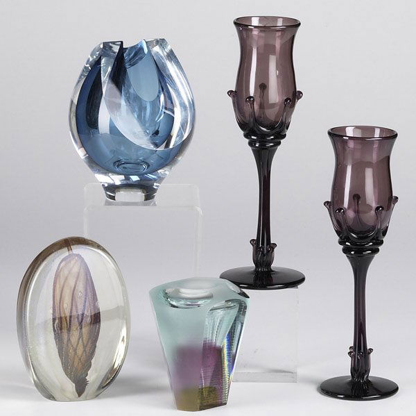277: KIT KARBLER/ROBERT DEEBLE GLASS ITEMS