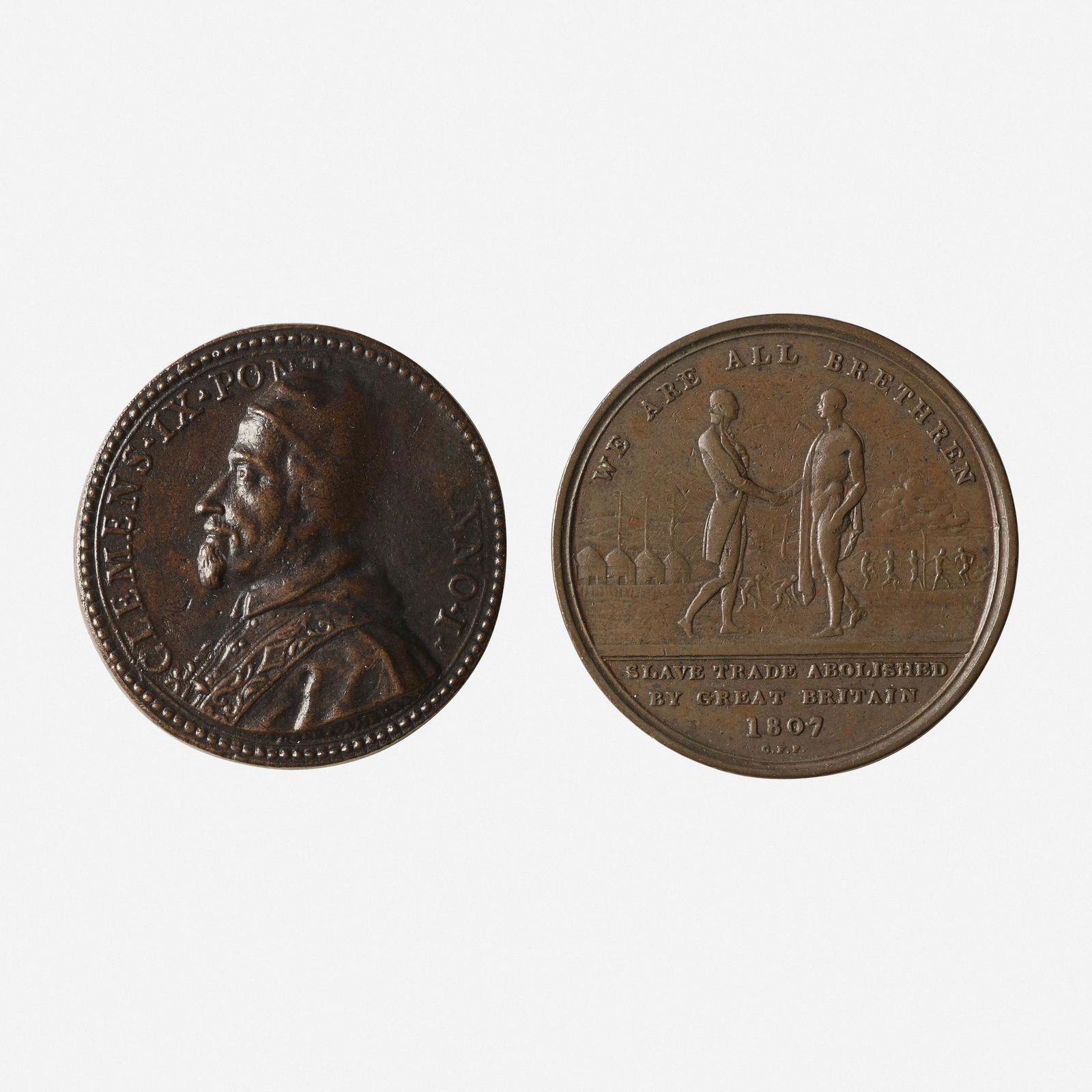 Collection Of Sixteen Coins Medals And Tokens