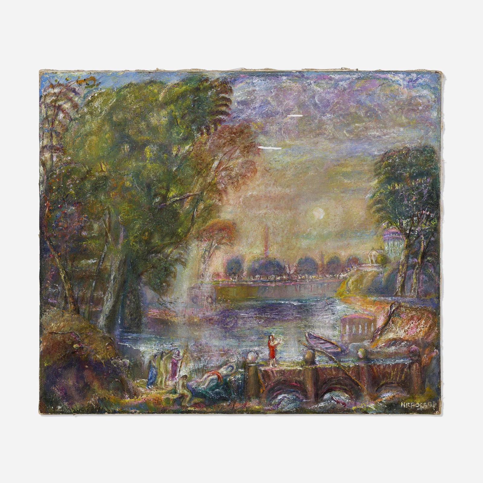 Alfred Nicholson, By the Water - Jun 02, 2022 | Rago Arts and Auction ...