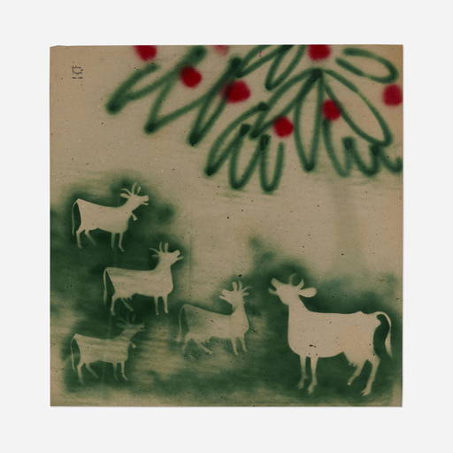 Waylande Gregory, Cows (#0556) on Jun 03, 2022 | Rago Arts and Auction ...