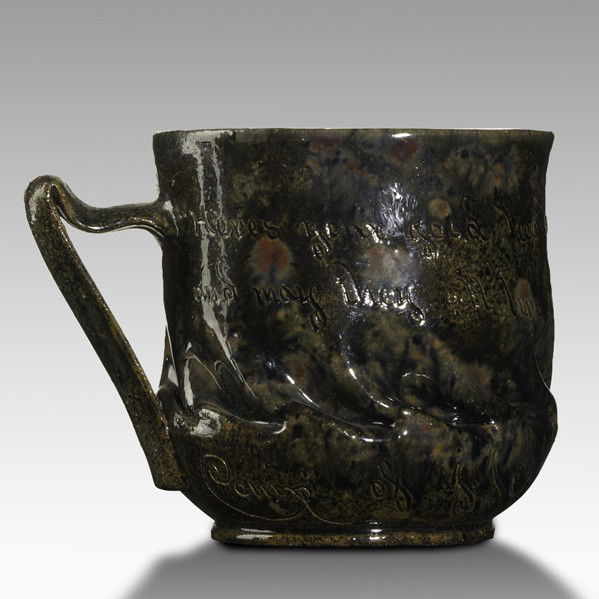 George Ohr "Joe Jefferson" mug, 3 1/8", marks - Nov 04, 2017 | Humler ...