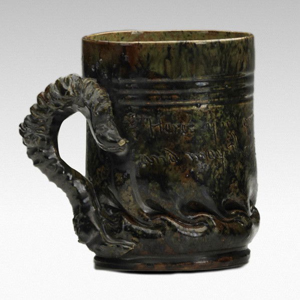 George Ohr "Joe Jefferson" mug, 3 1/8", marks - Nov 04, 2017 | Humler ...