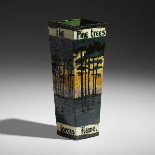 William P. Jervis for Briarcliff, Rare vase (#0128) on Sep 22, 2022 ...