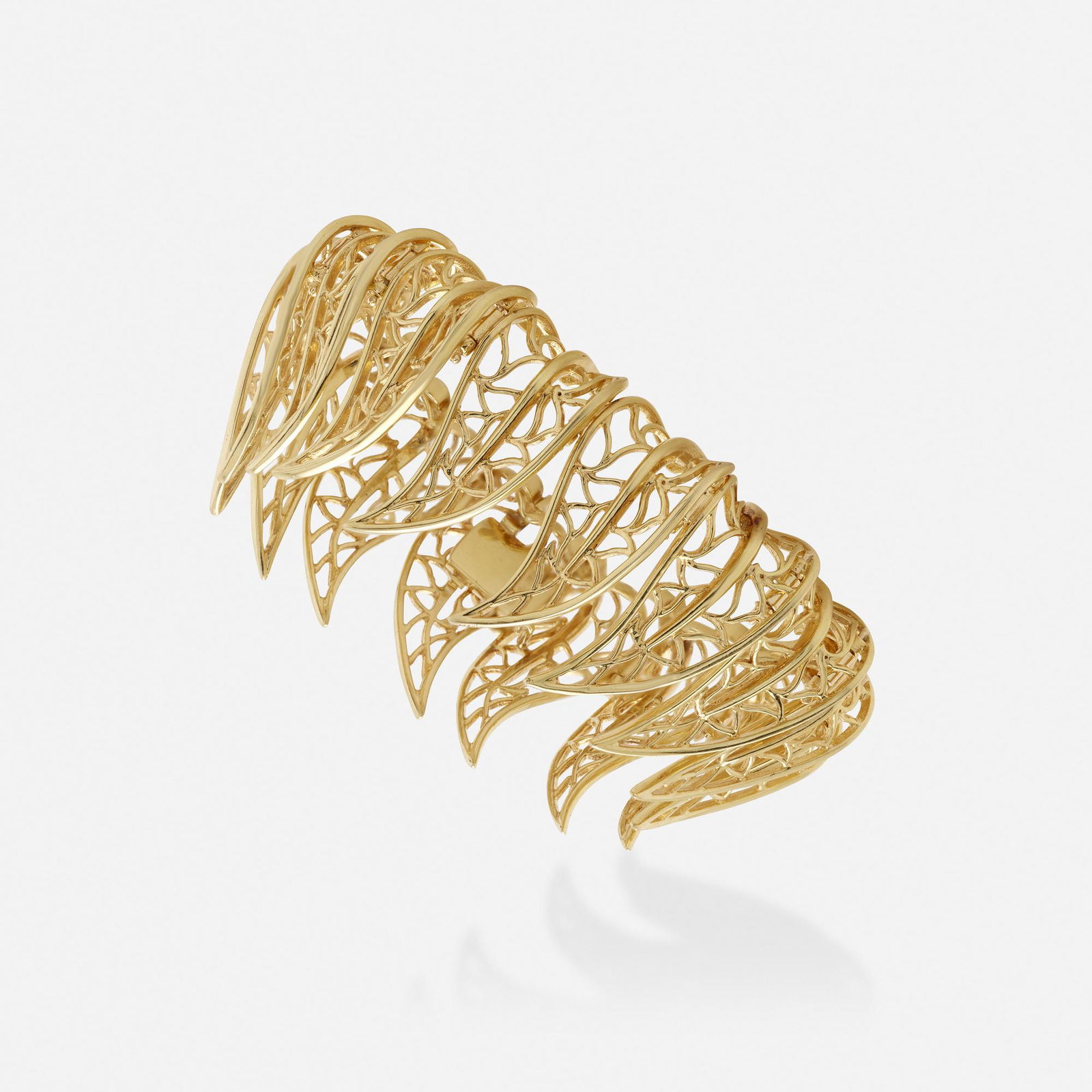William Ruser, Mid Century Gold Bracelet