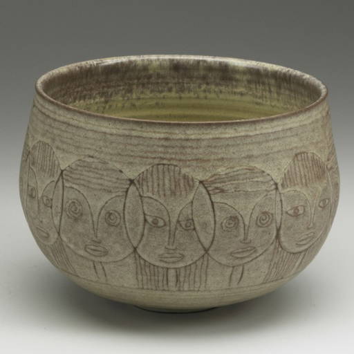 Scheier; Glazed Ceramic Bowl