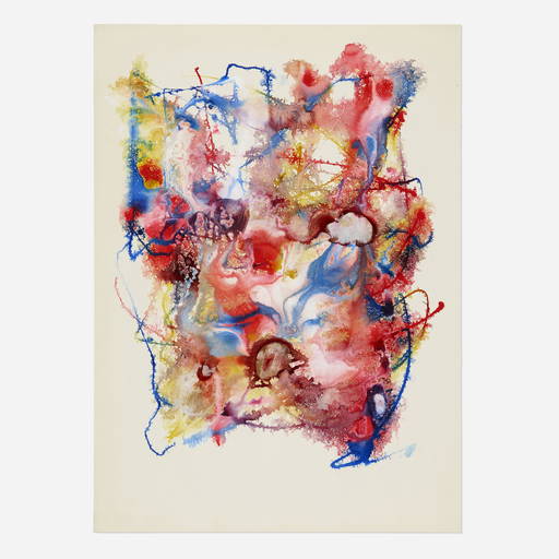 Bill Alpert, Red and Blue Composition - Nov 15, 2022 | Rago Arts and ...