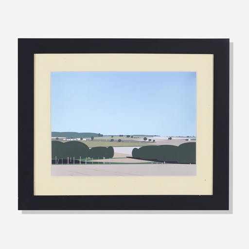 Julian Opie, View from My Bedroom Window (#0120) on Dec 07, 2022 | Rago ...