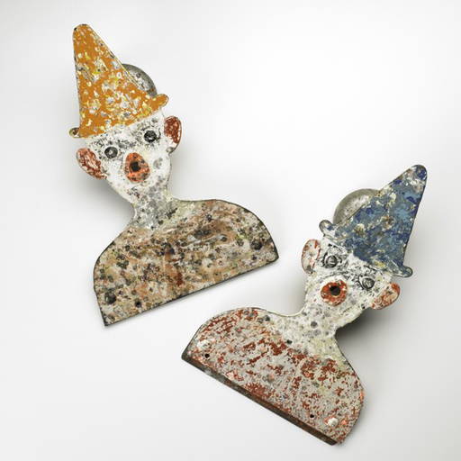 Two Clown Shooting Targets