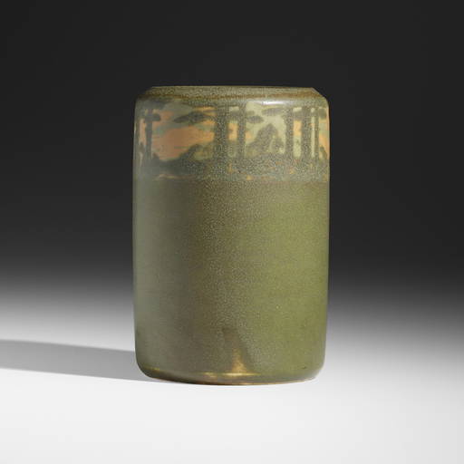 Frederick Walrath, Fine scenic vase (#0141) on Jan 19, 2023 | Rago Arts ...
