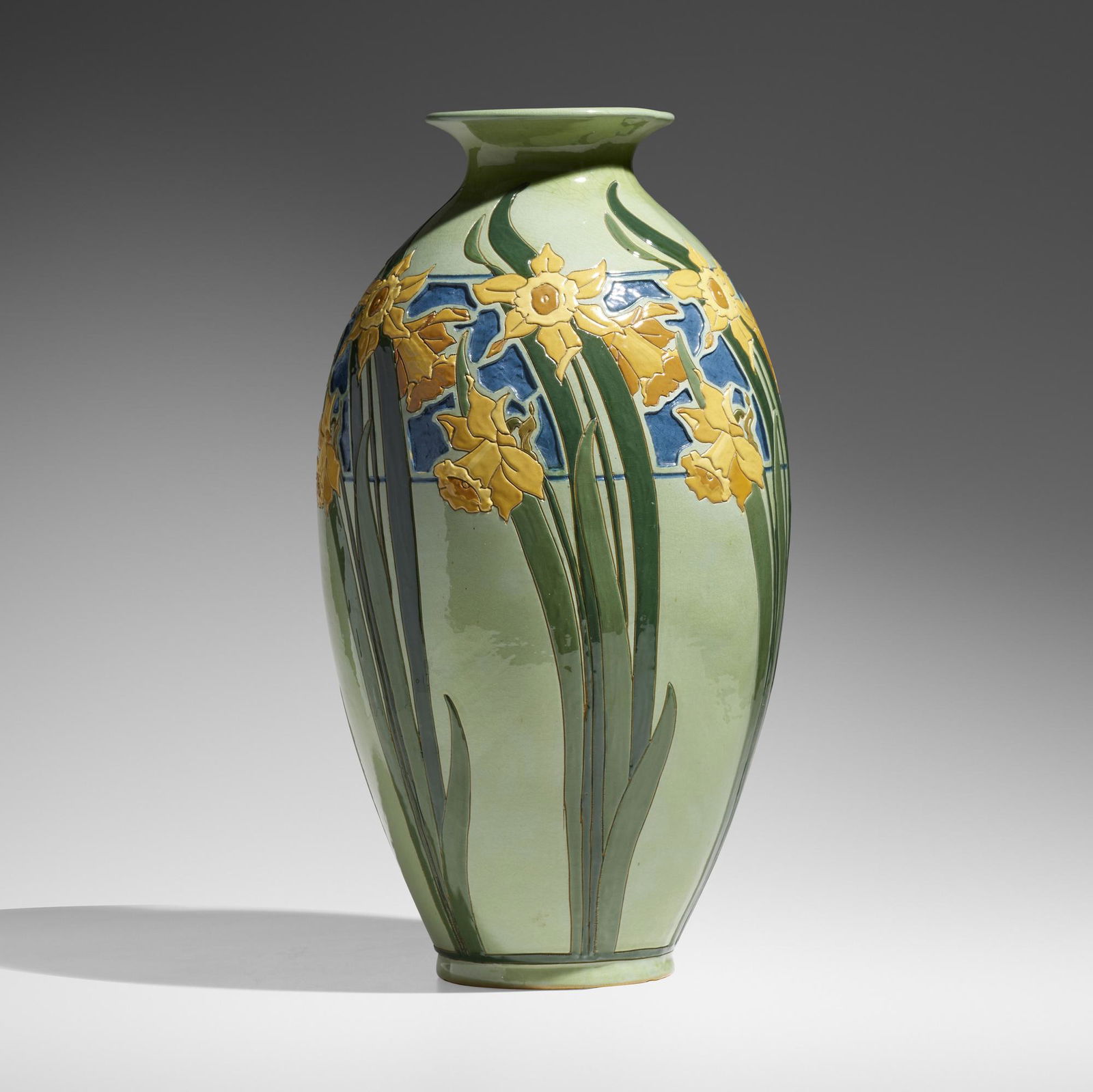 Rhead for Roseville Pottery, Della Robbia vase (#0208) on Jan 19, 2023 ...