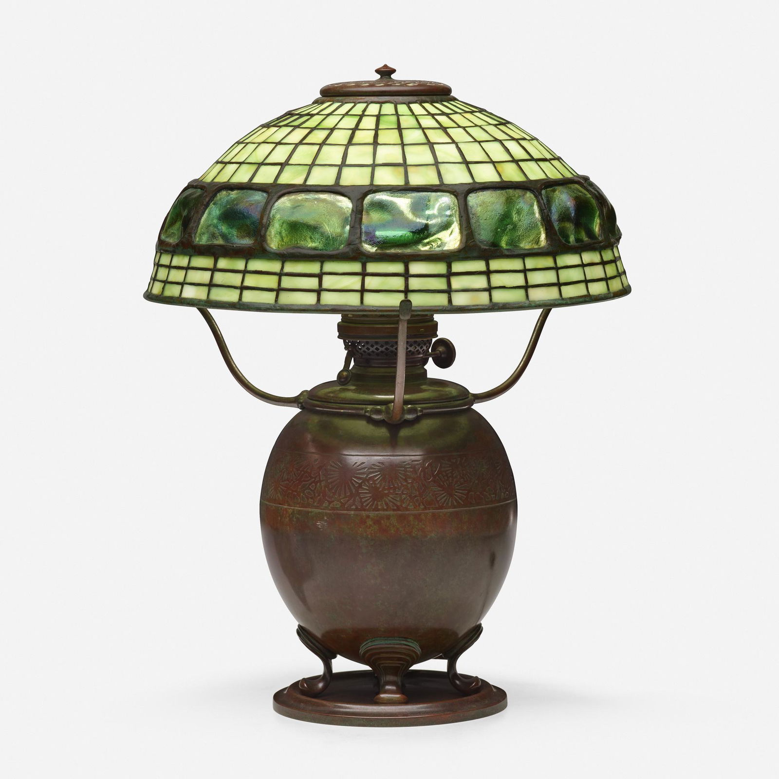 Tiffany Studios, Turtleback table lamp (#0277) on Jan 19, 2023 | Rago ...
