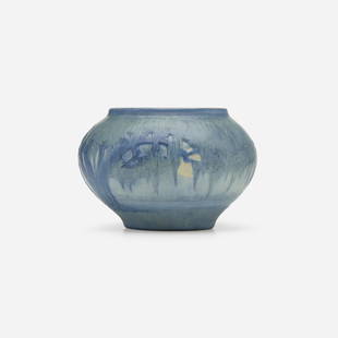 Anna Frances Simpson For Newcomb College Pottery, Scenic Vase With Live ...