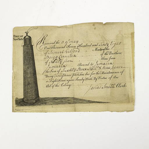 New York Lighthouse Maintenance Certificate