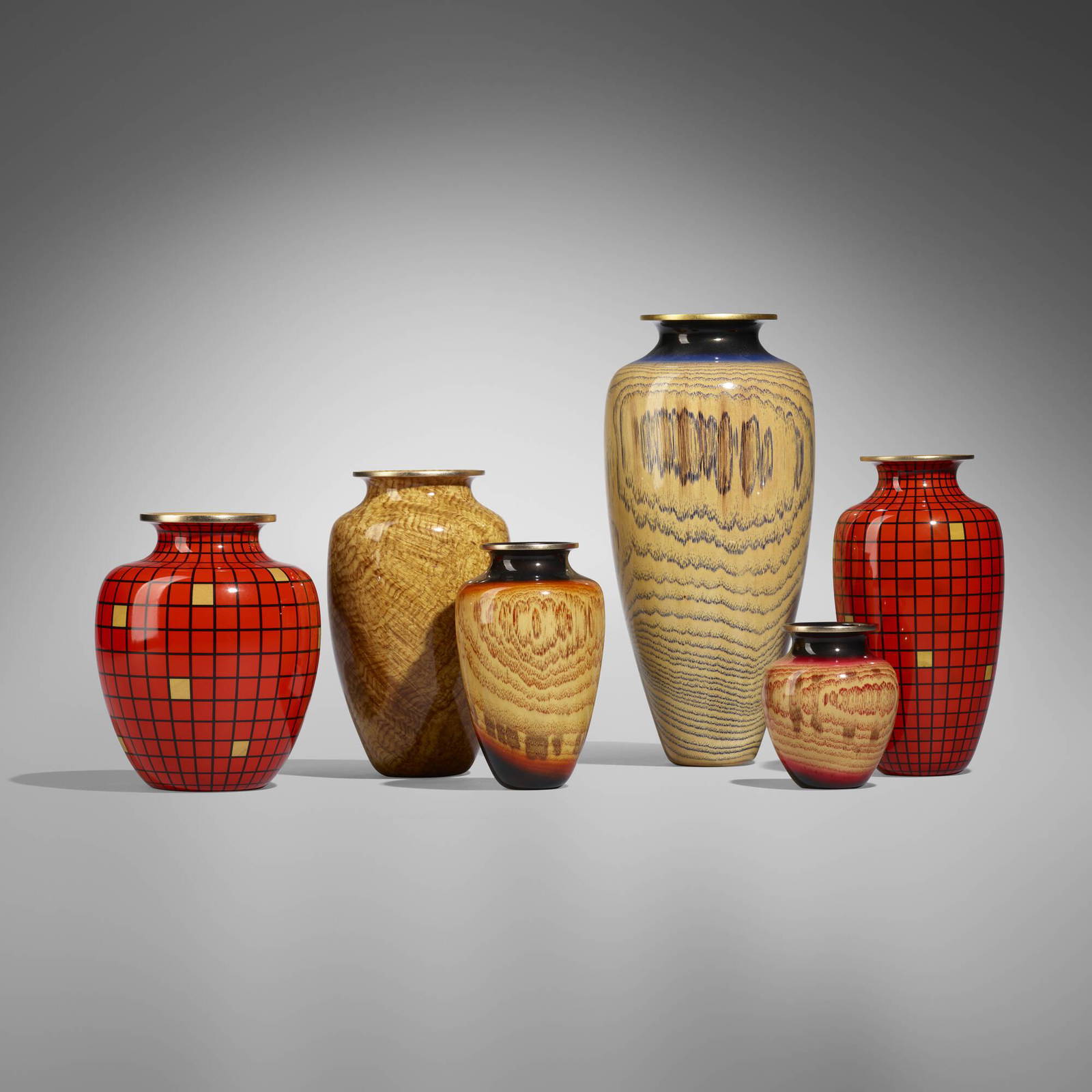 Steve Sinner, Collection Of Six Vessels Auction