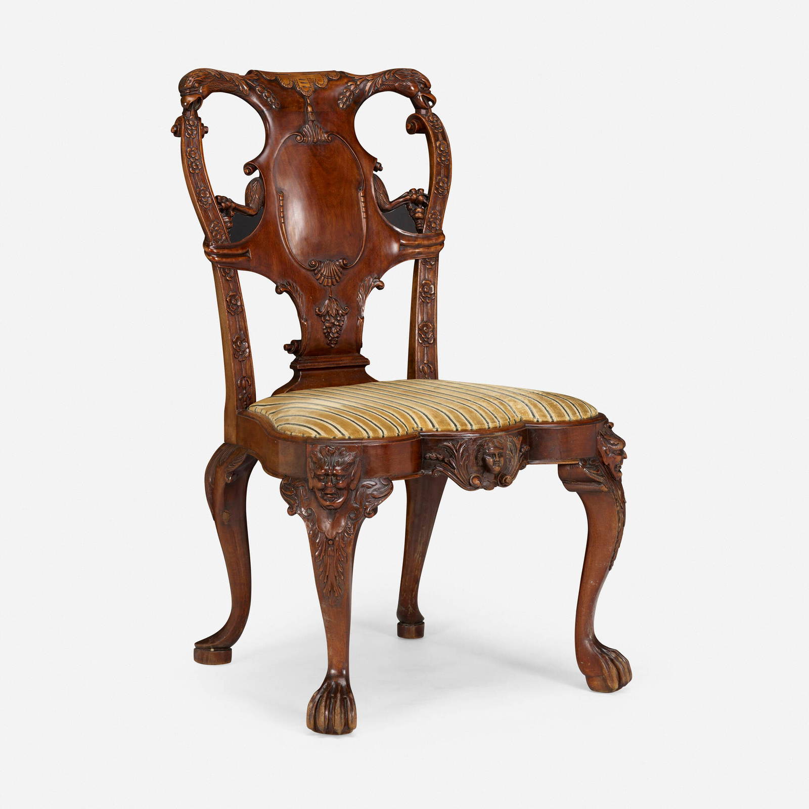 After Grinling Gibbons, George Ii-style Chair Auction