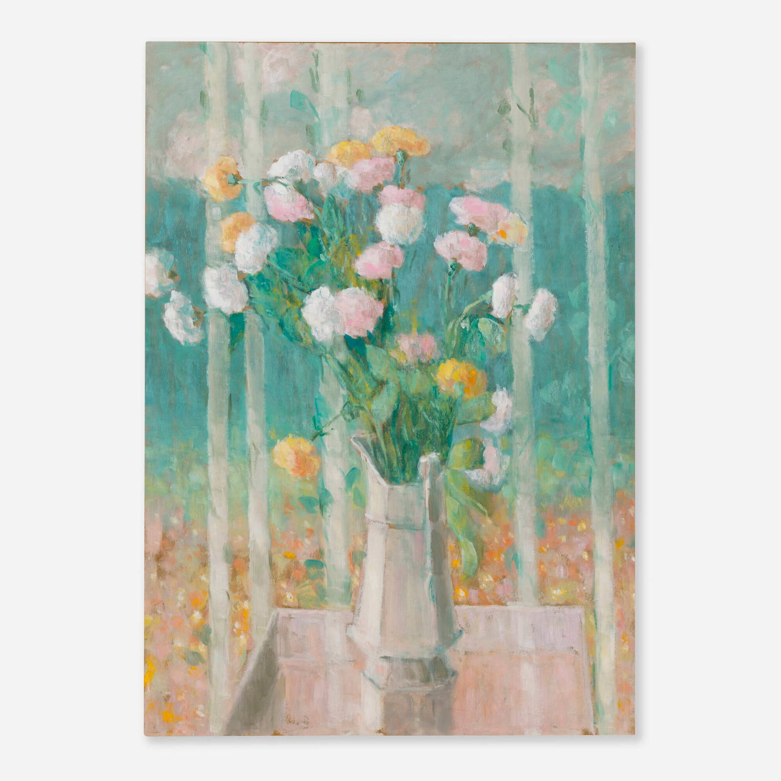 Hobson Pittman, Carnations And Garden Auction