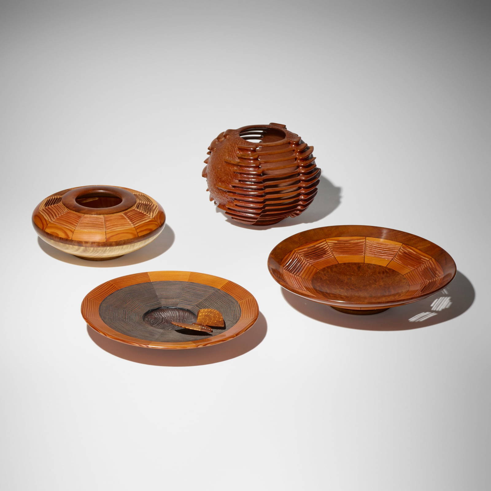 Albert Clarke And Hap Sakwa, Collection Of Four Vases And Bowls Auction