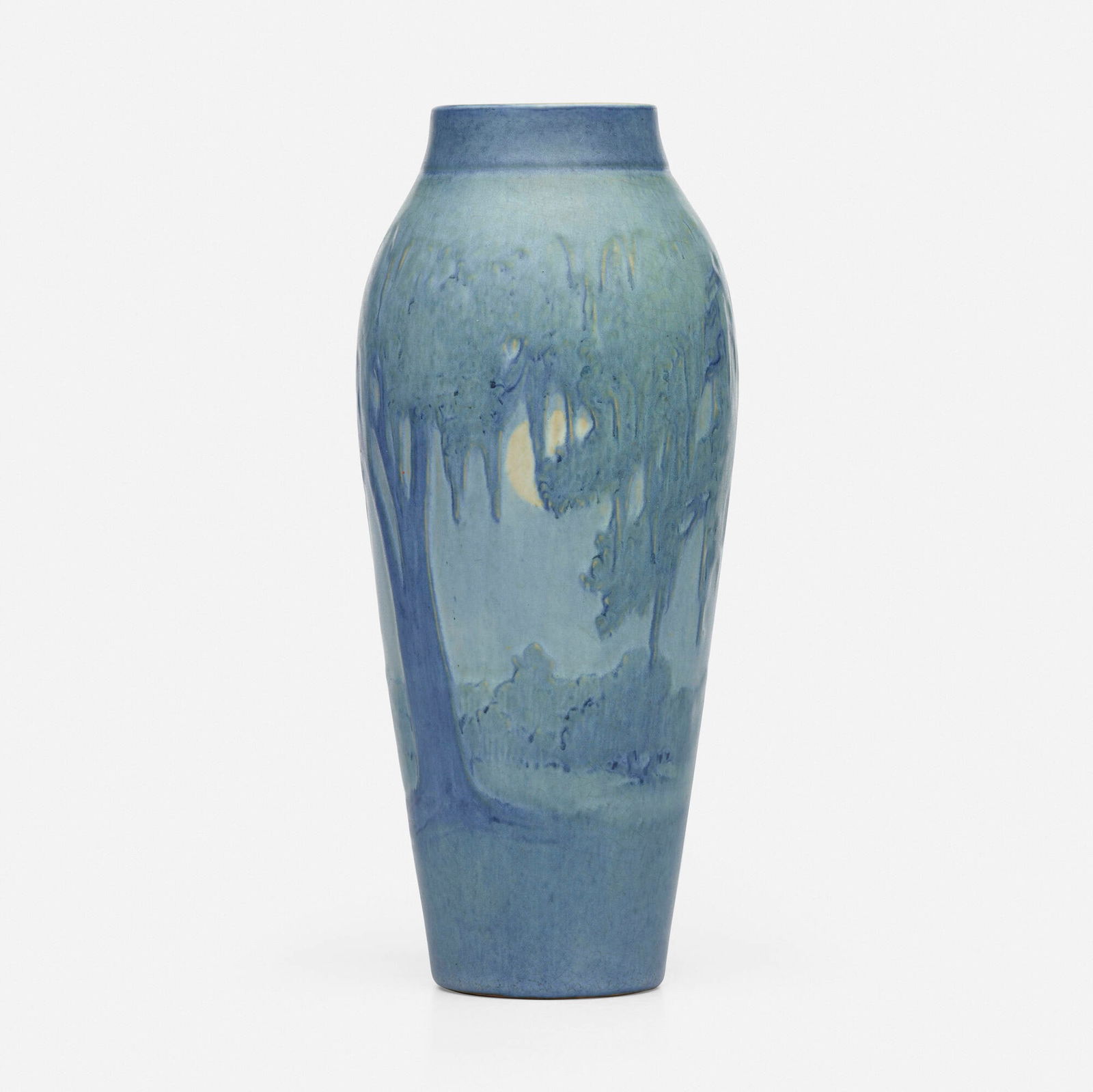 Anna Frances Simpson For Newcomb College Pottery, Scenic Vase With Live ...