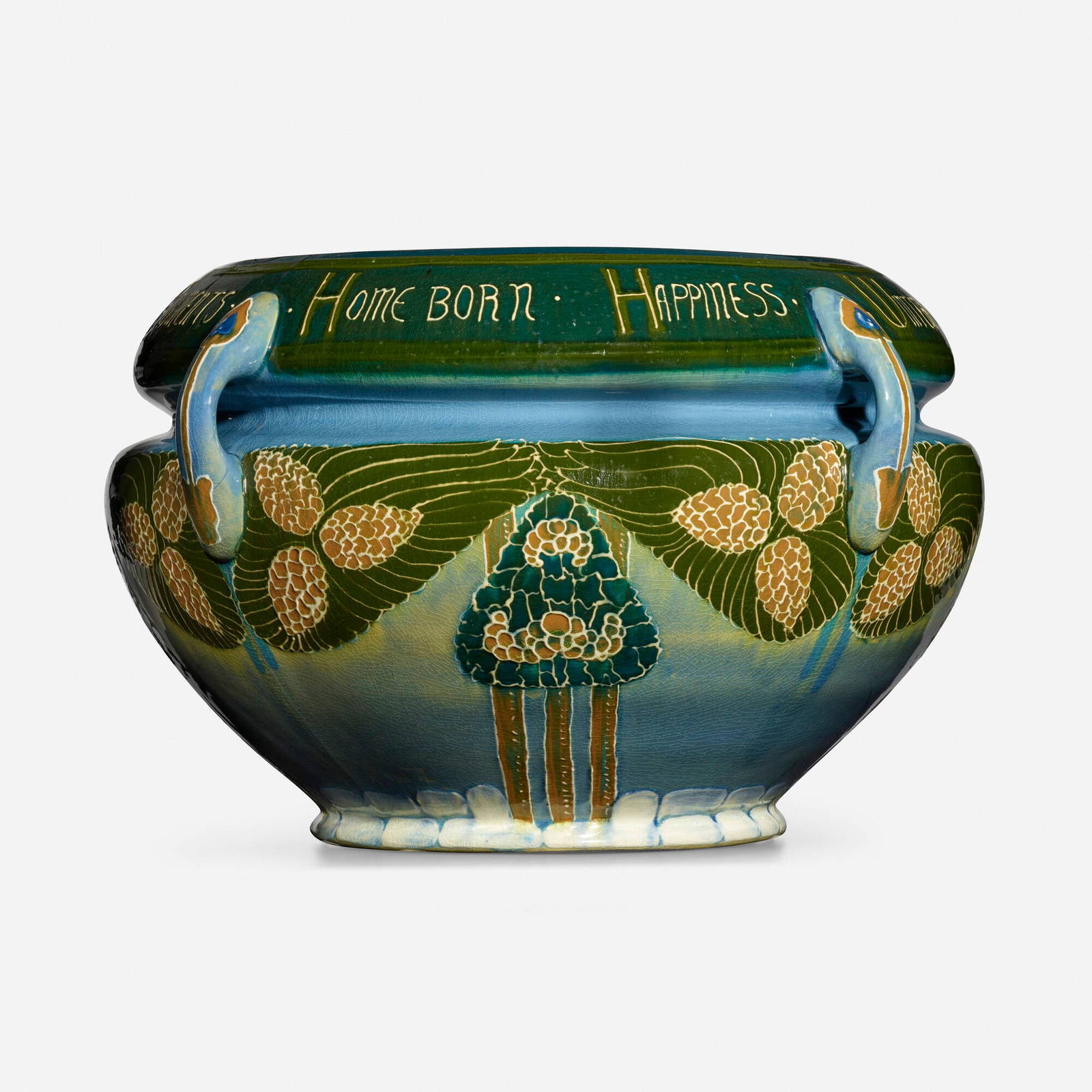 Frederick Hurten Rhead For Avon Pottery, Jardiniere Auction