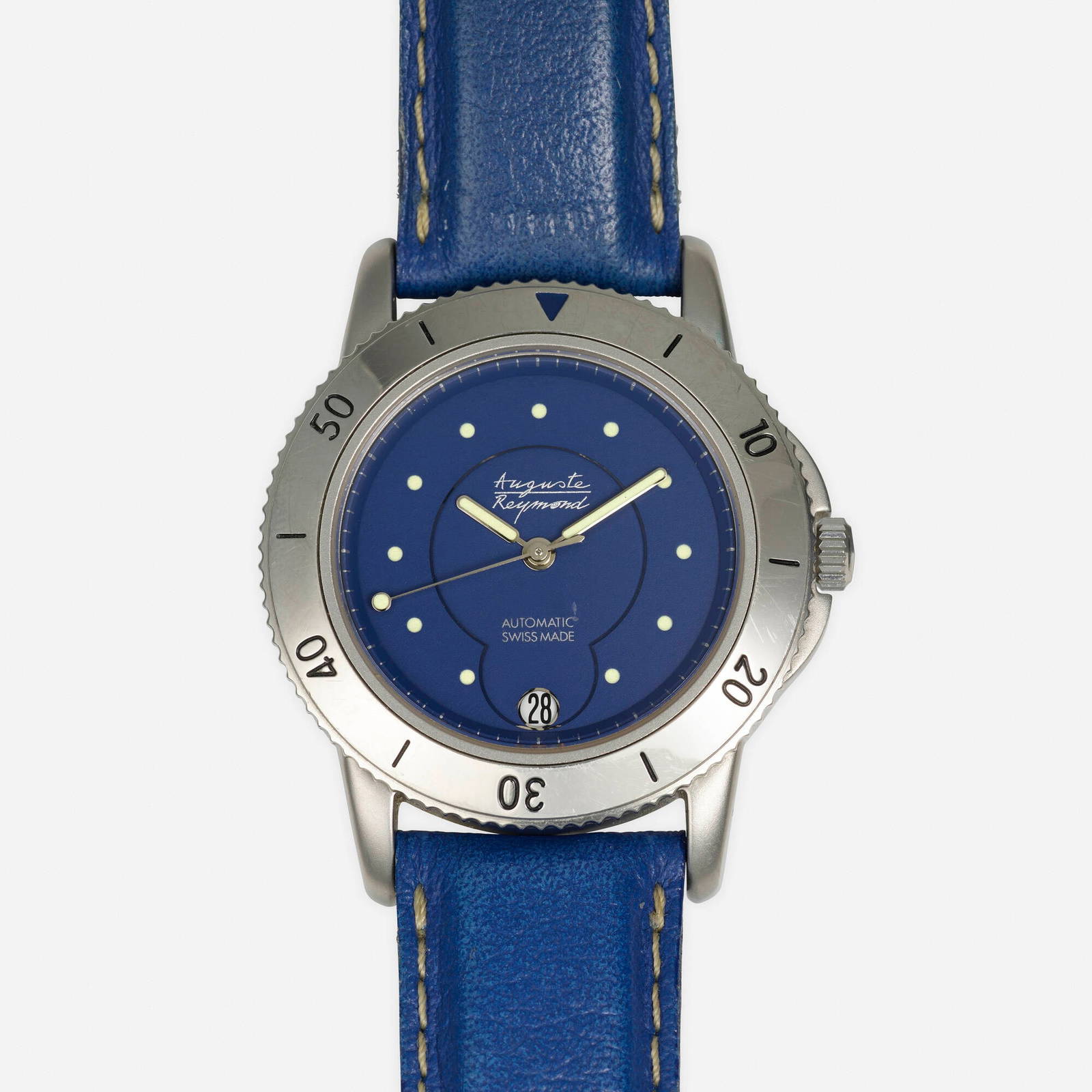 Auguste Reymond, Steel Watch, Ref. 69110 Auction