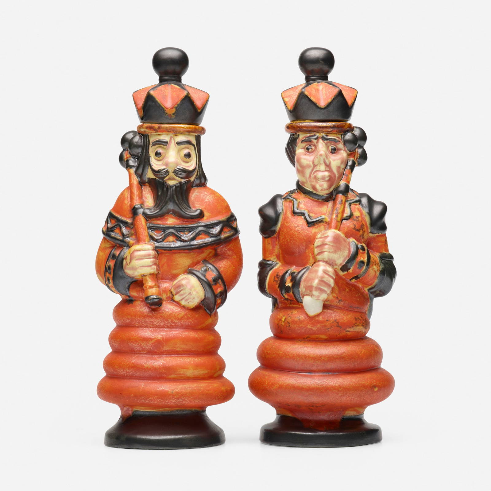 Waylande Gregory For Cowan Pottery, Rare Alice In Wonderland Decanters ...