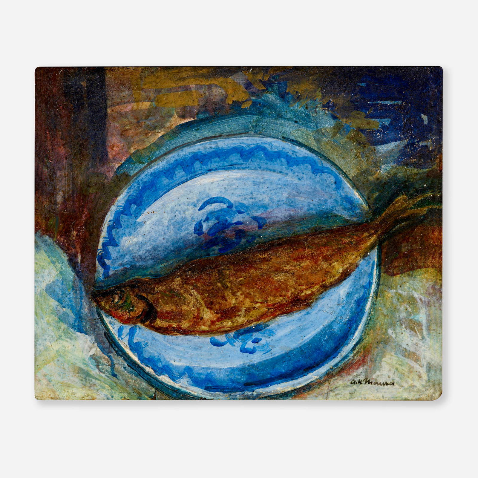 Alfred Henry Maurer, Still Life With Fish Auction