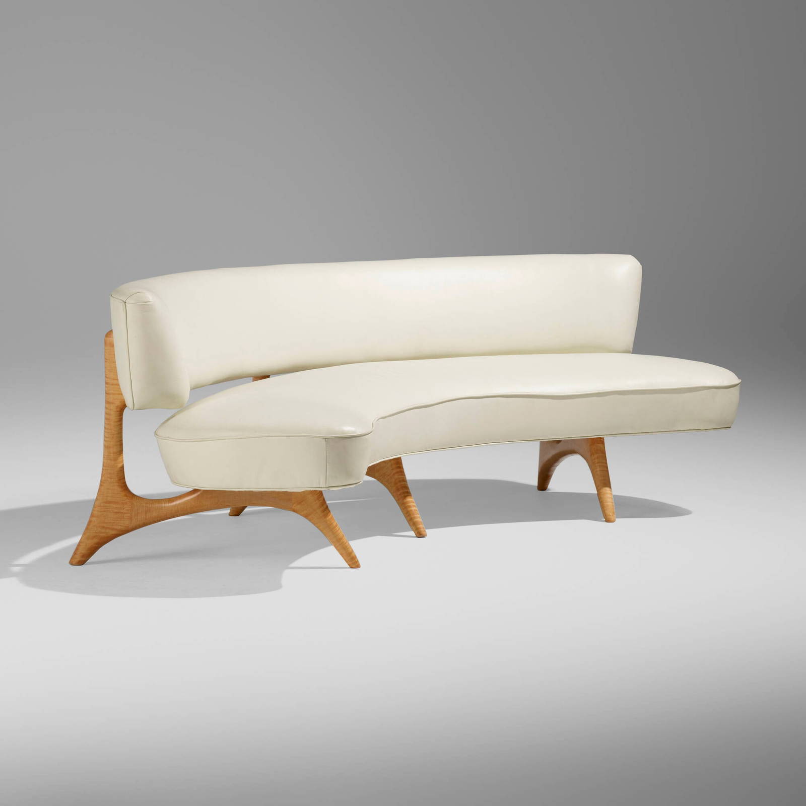 Vladimir Kagan, Floating Seat And Back Sofa Auction