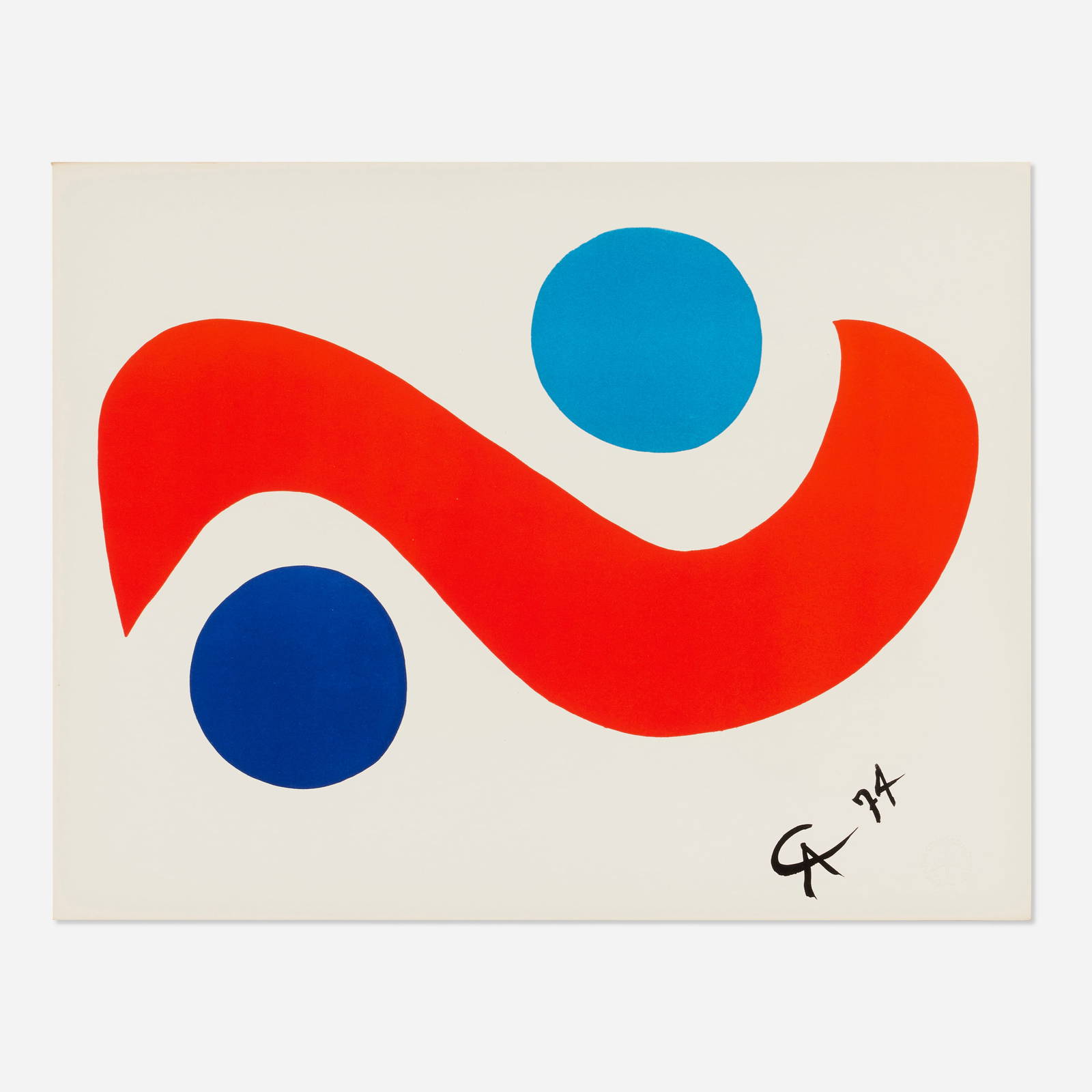 Alexander Calder, Sky Bird (from The Flying Colors Portfolio) Auction