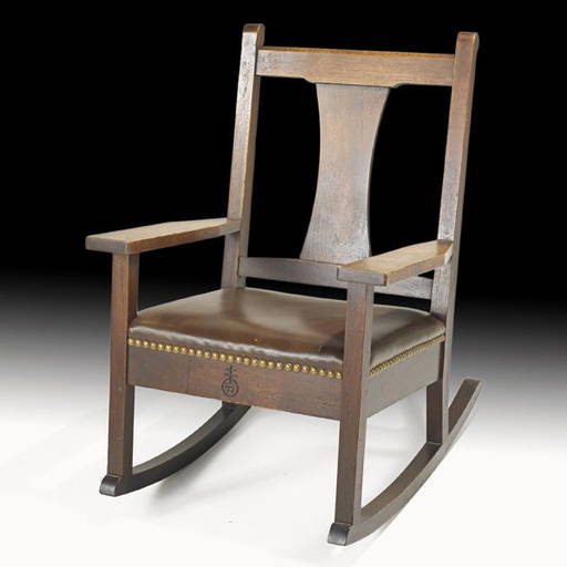 Roycroft Mahogany Rocker