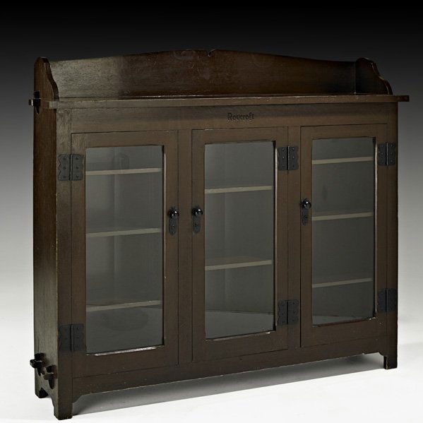 99: ROYCROFT Three-door bookcase - Oct 27, 2012 | Rago Arts and Auction ...