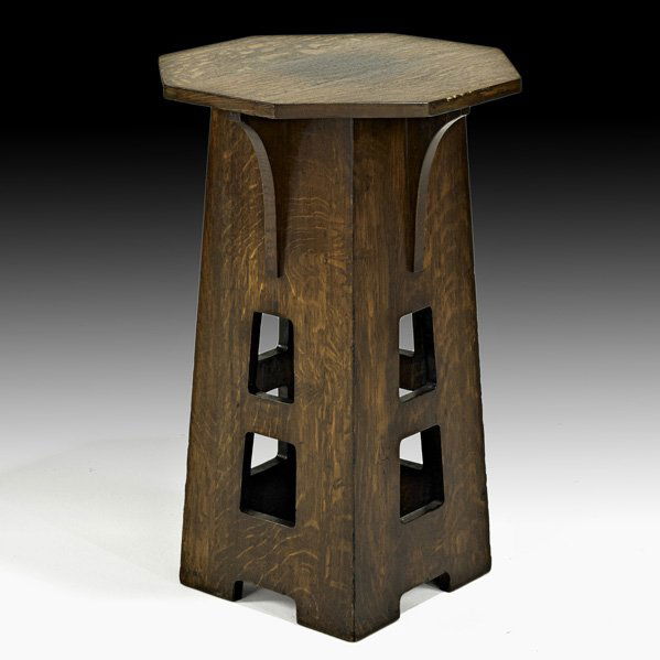 Limbert Rare And Early Octagonal Plant Stand