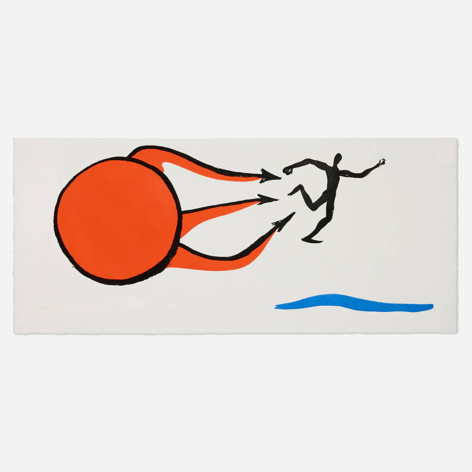 Alexander Calder, Untitled (red Sun And Figure) (from Le Sacrilège D ...