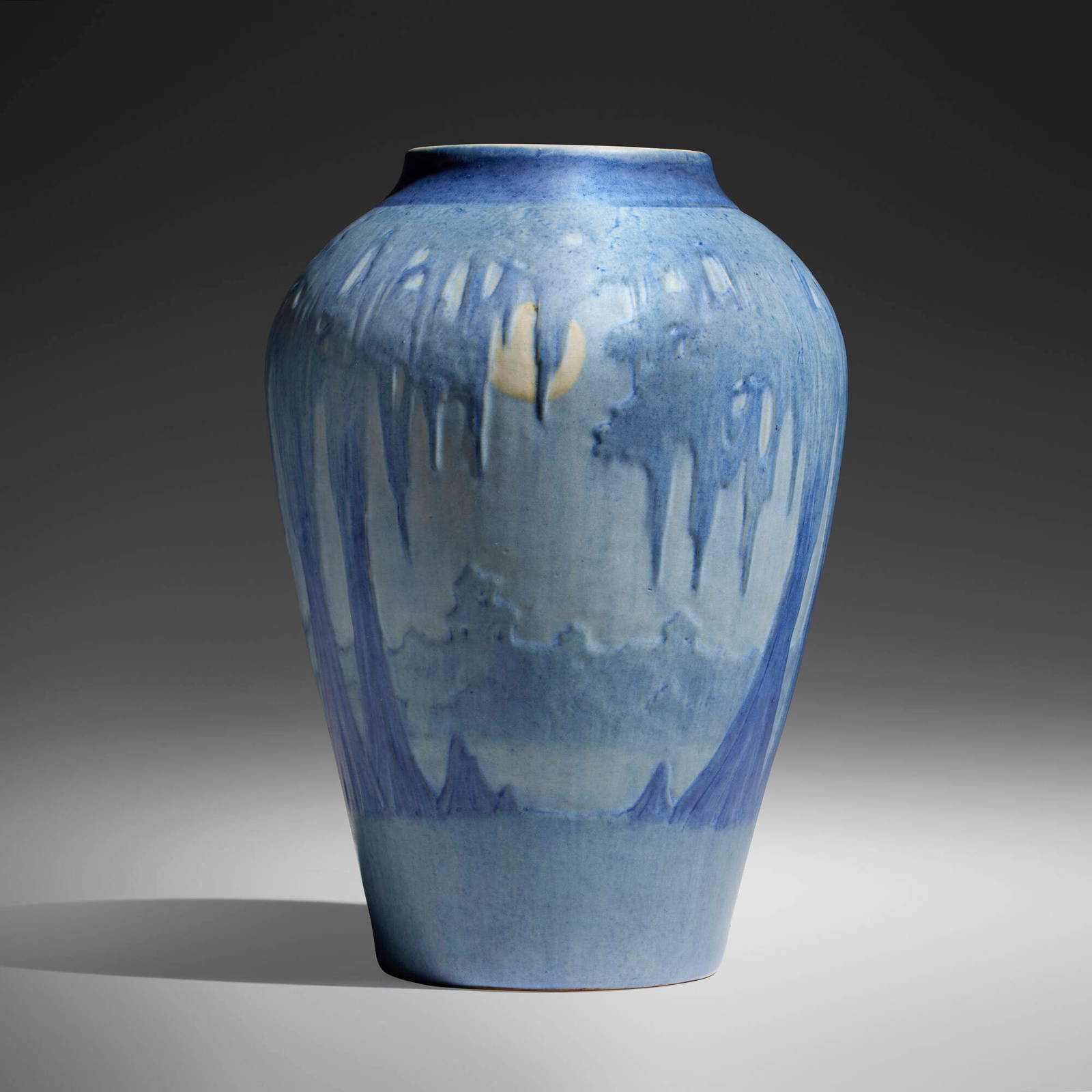 Anna Frances Simpson For Newcomb College Pottery, Large Scenic Vase ...