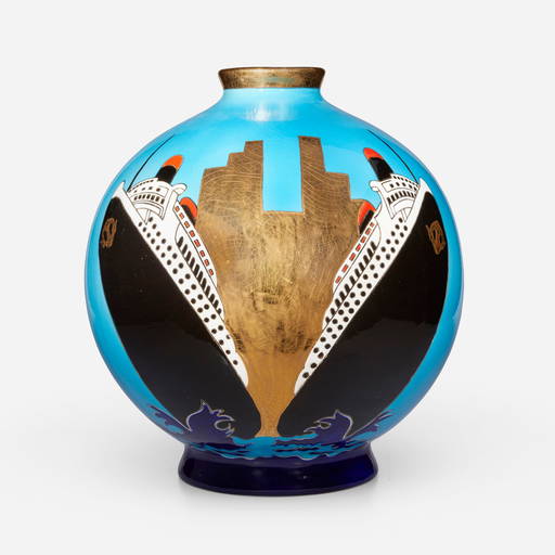 Danillo Curetti For Longwy, New York New York Vase