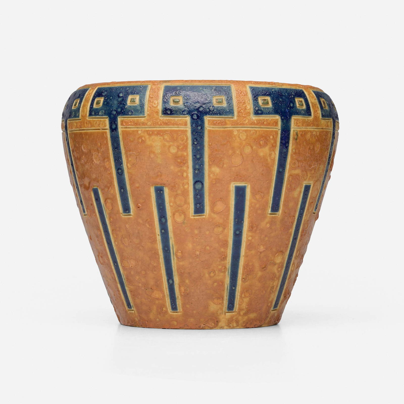 Frederick Hurten Rhead For University City, Rare And Large Vase With ...