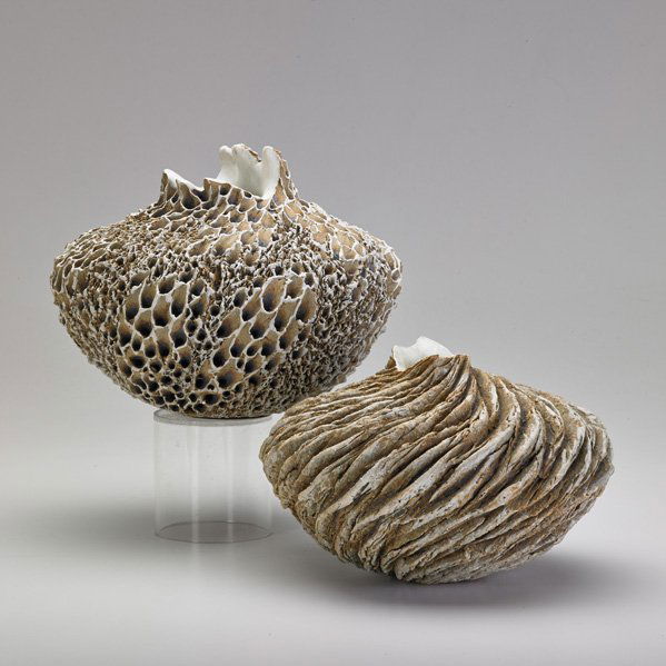 ANNE GOLDMAN Two porcelain and stoneware vessels - Mar 02, 2013 | Rago ...
