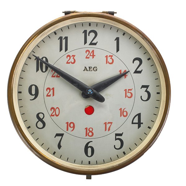 PETER BEHRENS; A.E.G. Synchron wall clock - Mar 03, 2013 | Rago Arts ...