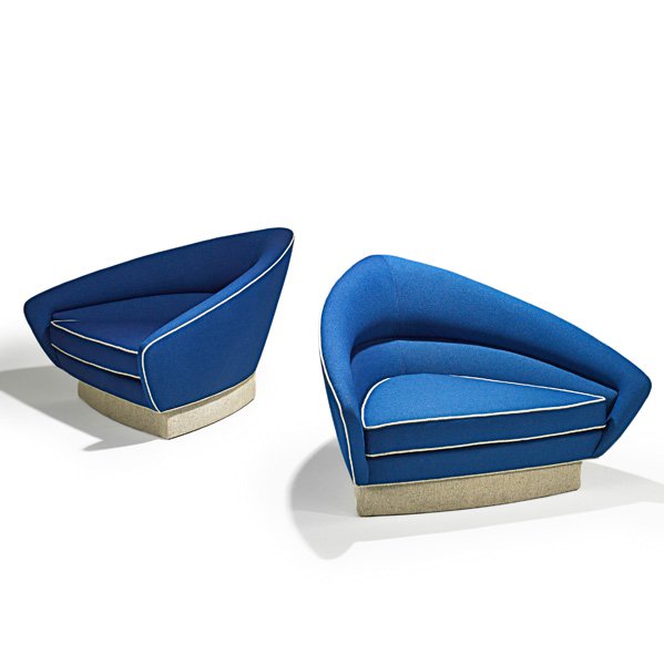 ADRIAN PEARSALL Pair of lounge chairs - Mar 03, 2013 | Rago Arts and ...