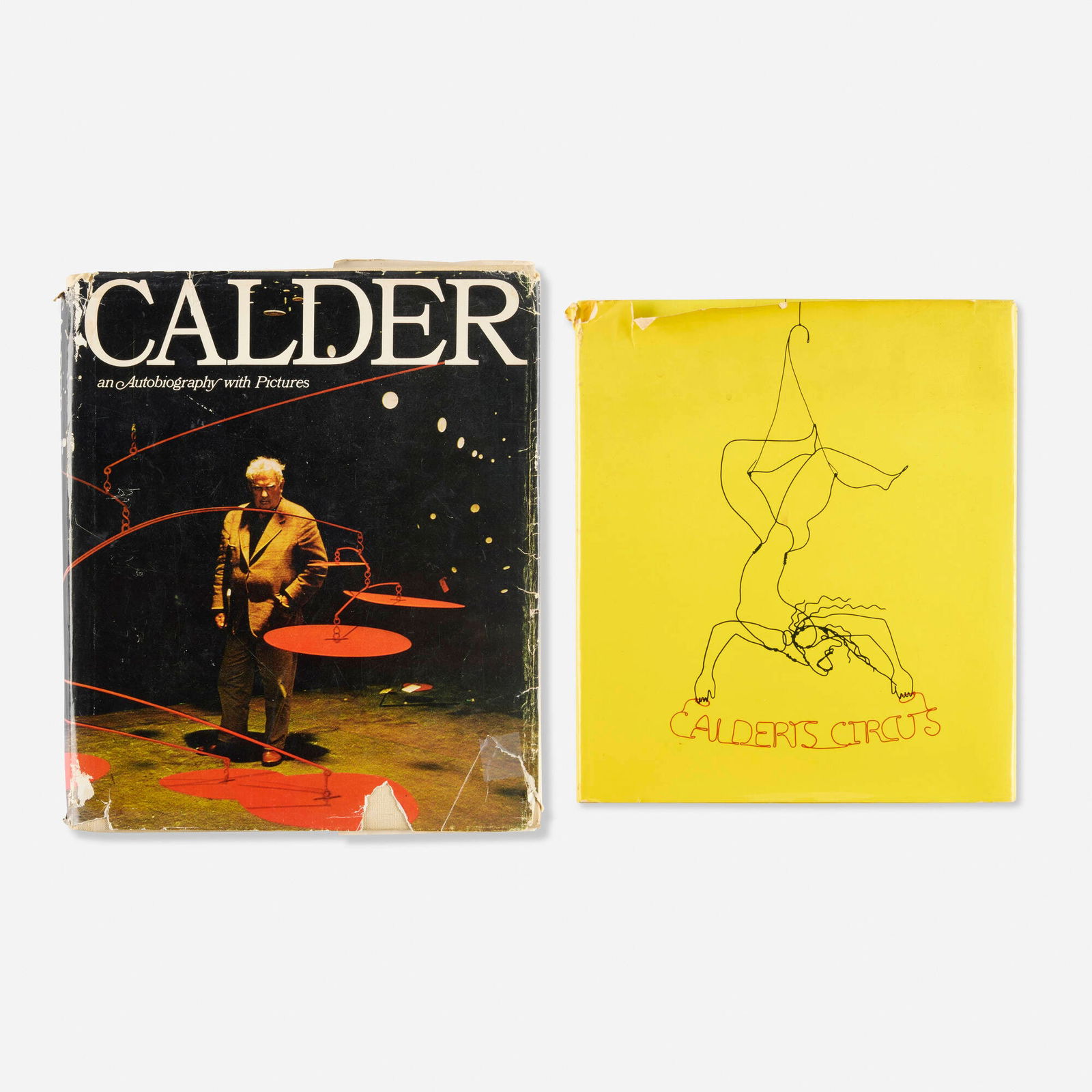 Collection Of Two Signed Calder Books Auction