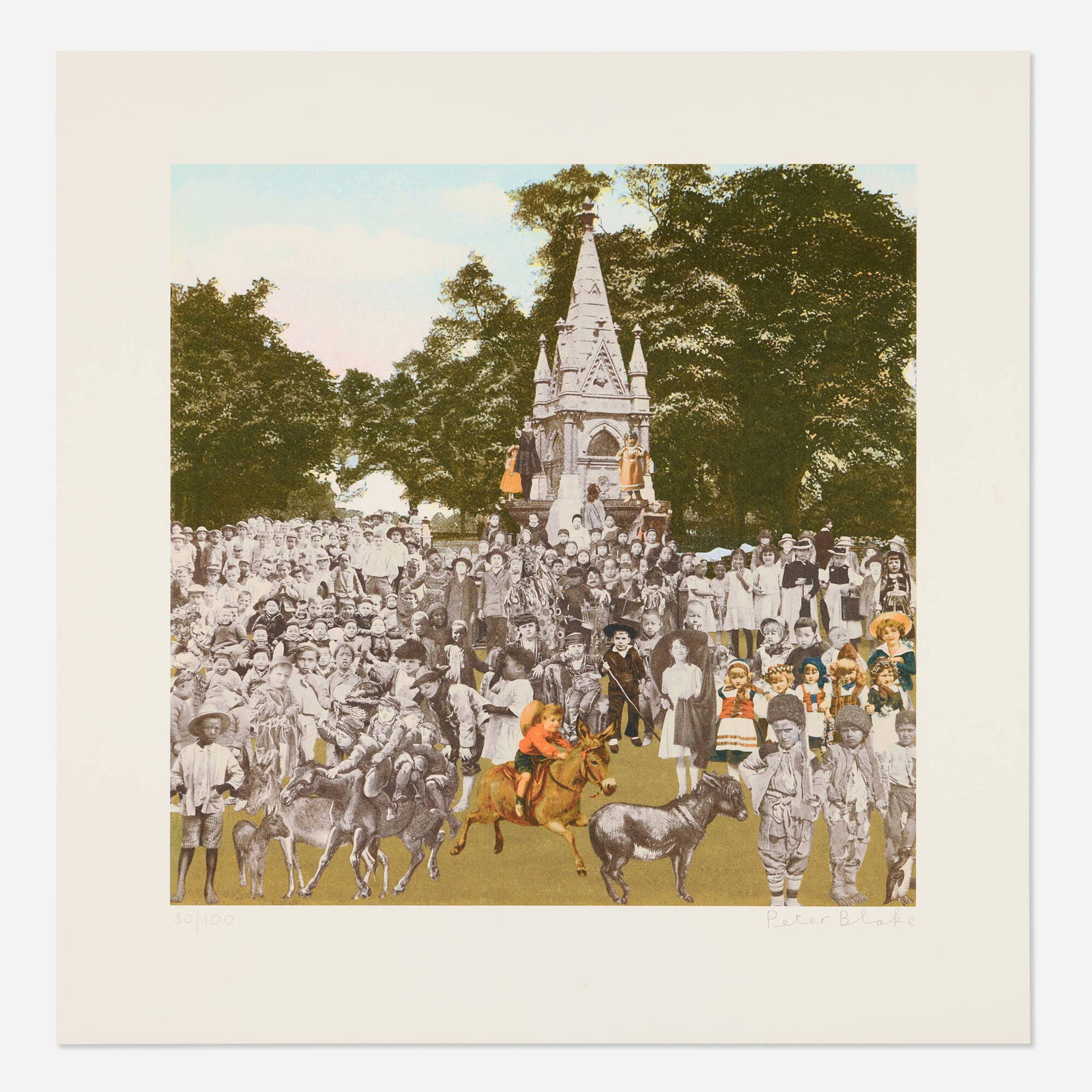 Peter Blake, Regent's Park, The Runaway Donkeys (from The London Suite ...