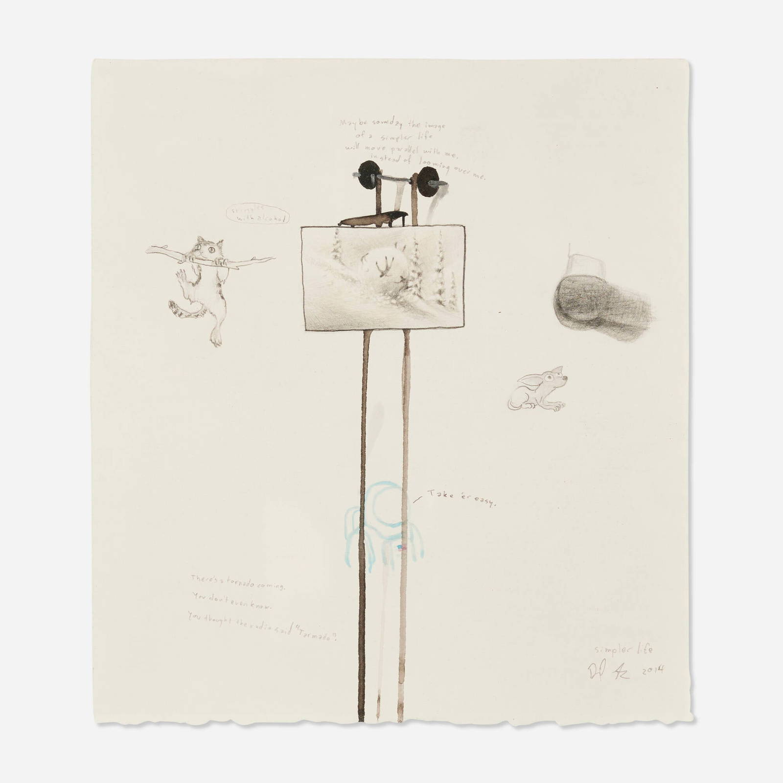 Dan Attoe, Simpler Life Auction