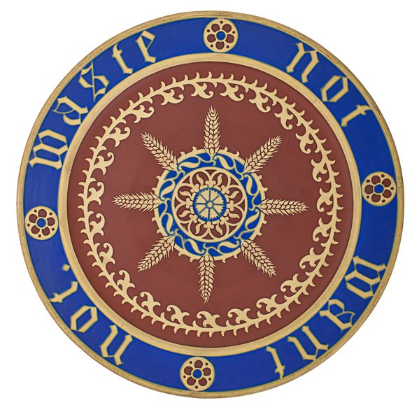 A.W.N. PUGIN; MINTON "Waste Not Want Not" plate - Jun 08, 2013 | Rago ...