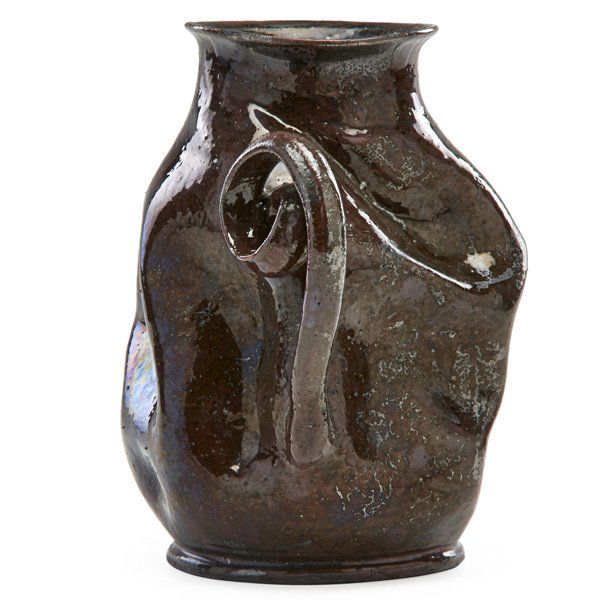 GEORGE OHR Vase with curled handles - Jun 14, 2014 | Rago Arts and ...