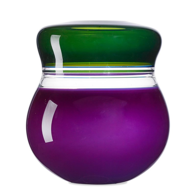 SONJA BLOMDAHL Large incalmo glass vessel