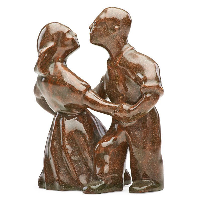 MARY SCHEIER Figurine of dancing couple - Jun 06, 2015 | Rago Arts and ...