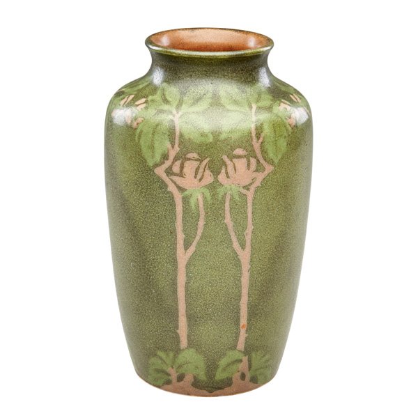 FREDERICK WALRATH Vase with roses - Jan 21, 2017 | Rago Arts and ...