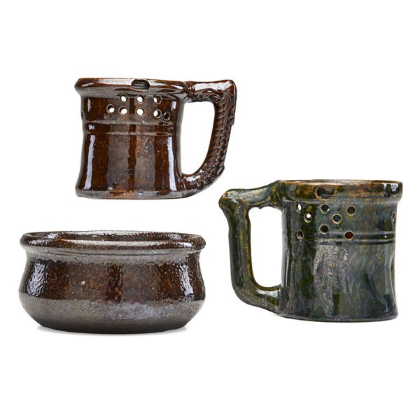 GEORGE OHR Two puzzle mugs and one ashtray - Oct 17, 2015 | Rago Arts ...