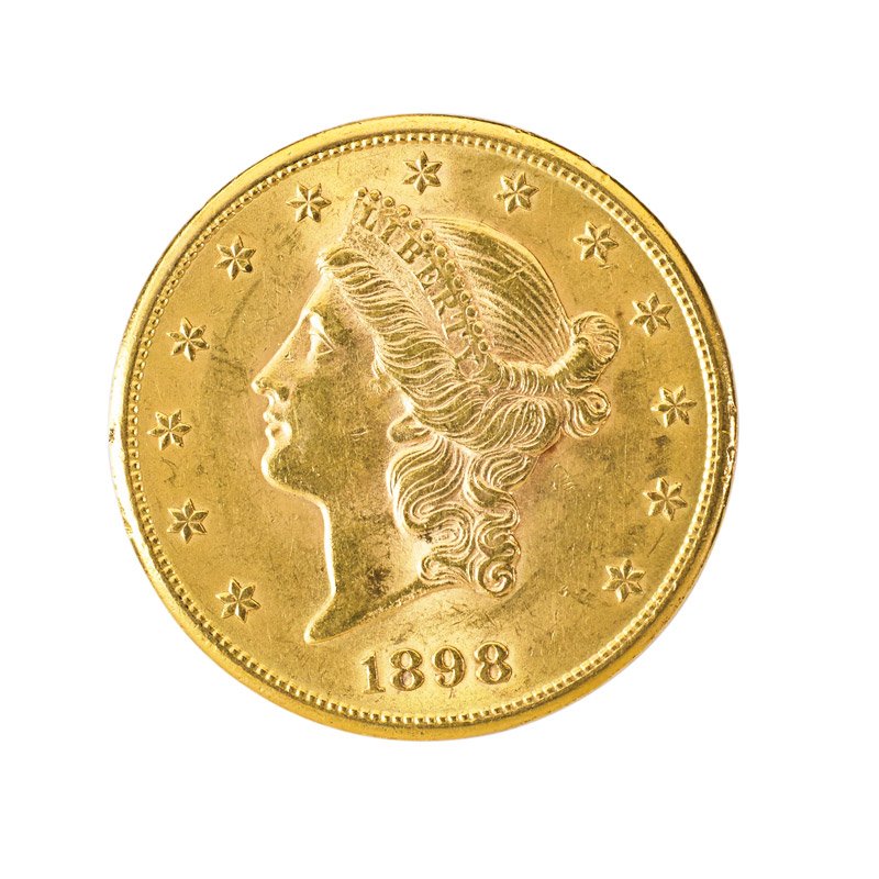 U.s. 1898 S $20.00 Gold Coin