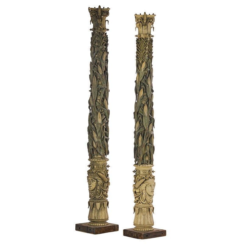 PHILADELPHIA CENTENNIAL EXHIBITION Unique columns